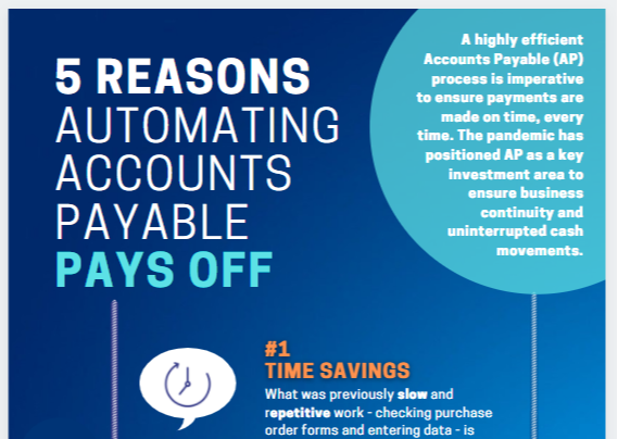 INFOGRAPHIC: 5 Reasons Automating Accounts Payable Pays Off