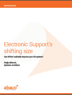 Electronic Support’s shifting size