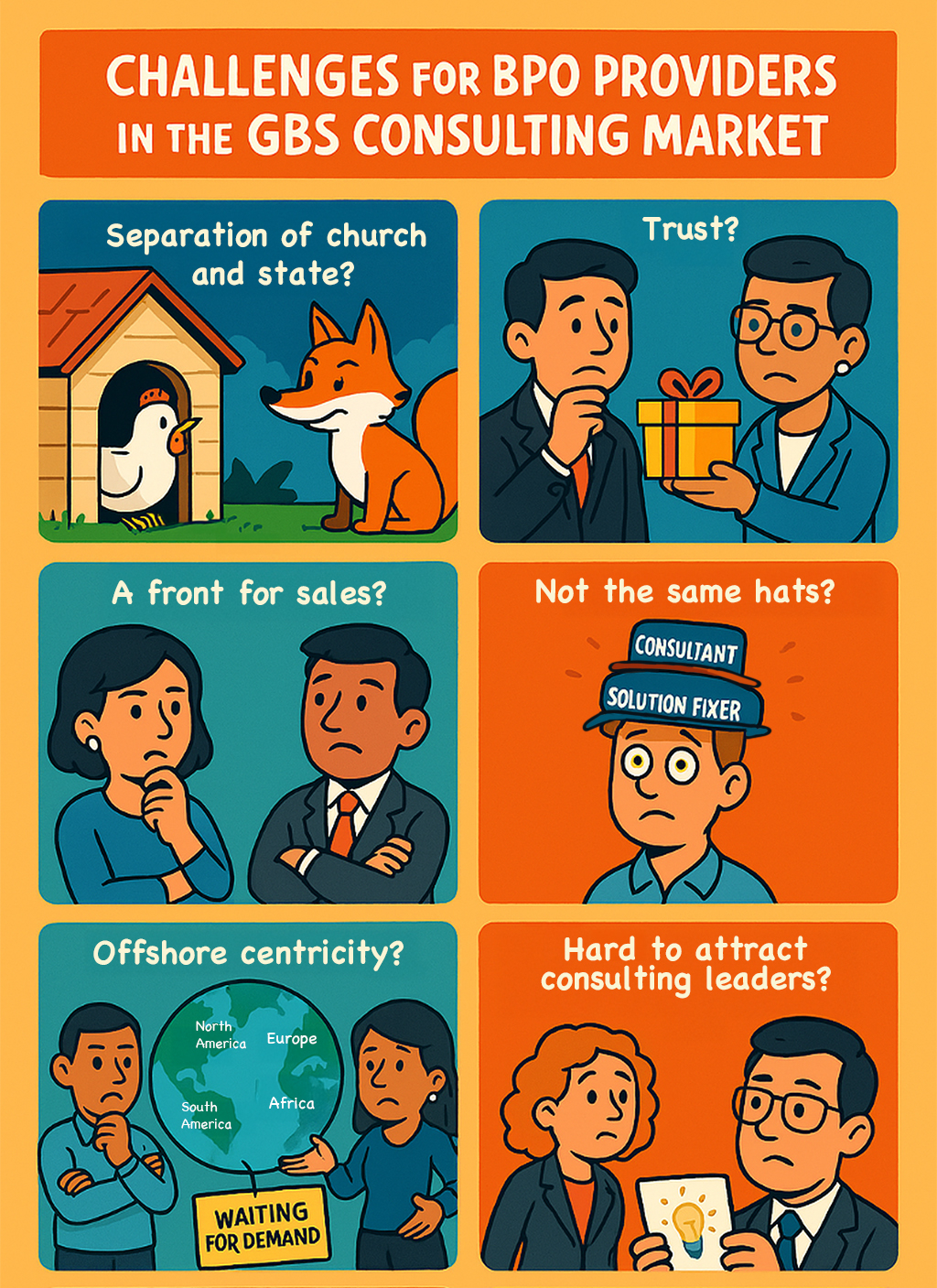 Why Haven’t BPO Providers Cracked the GBS Consulting Game?