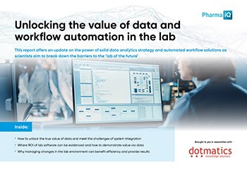 Unlocking the value of data and workflow automation in the lab
