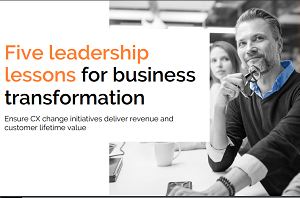 Five leadership lessons for business transformation