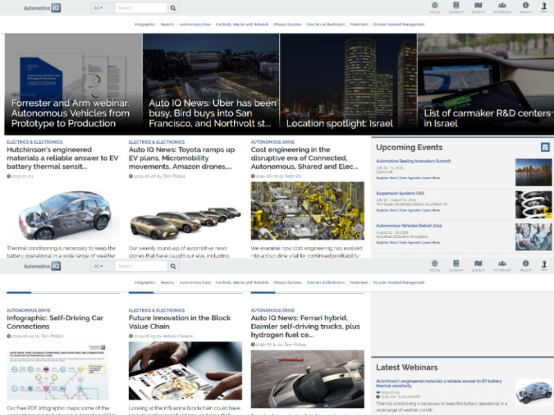 Automotive IQ introduces new website features