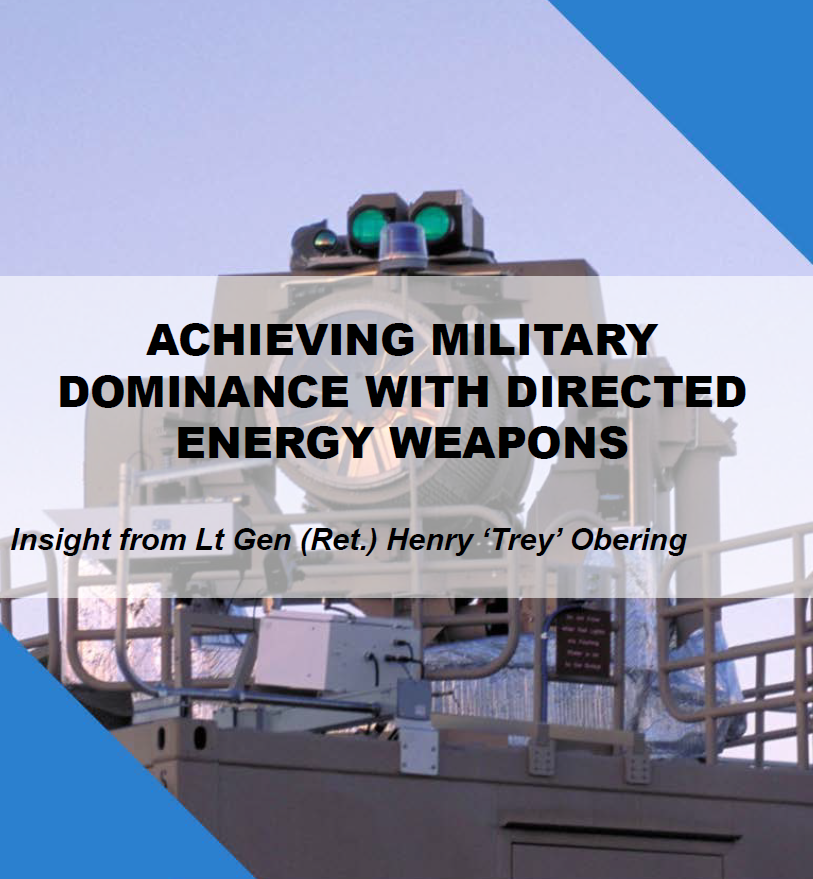 Achieving military dominance with directed energy weapons