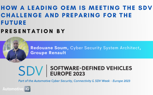 Presentation: Redouane Soum, Groupe Renault