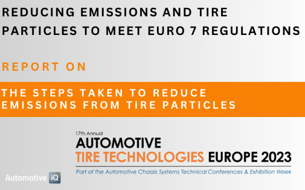 Reducing Emissions & Tire Particles: Euro 7