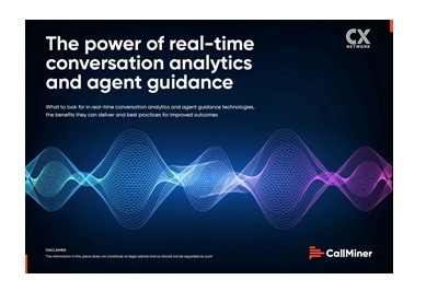The power of real-time conversation analytics and agent guidance