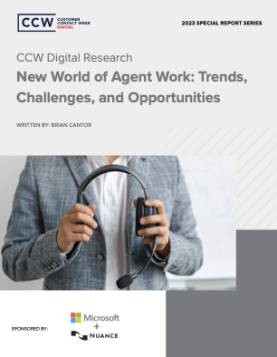 CCW Digital Exclusive Research: New World of Agent Work - Trends ...