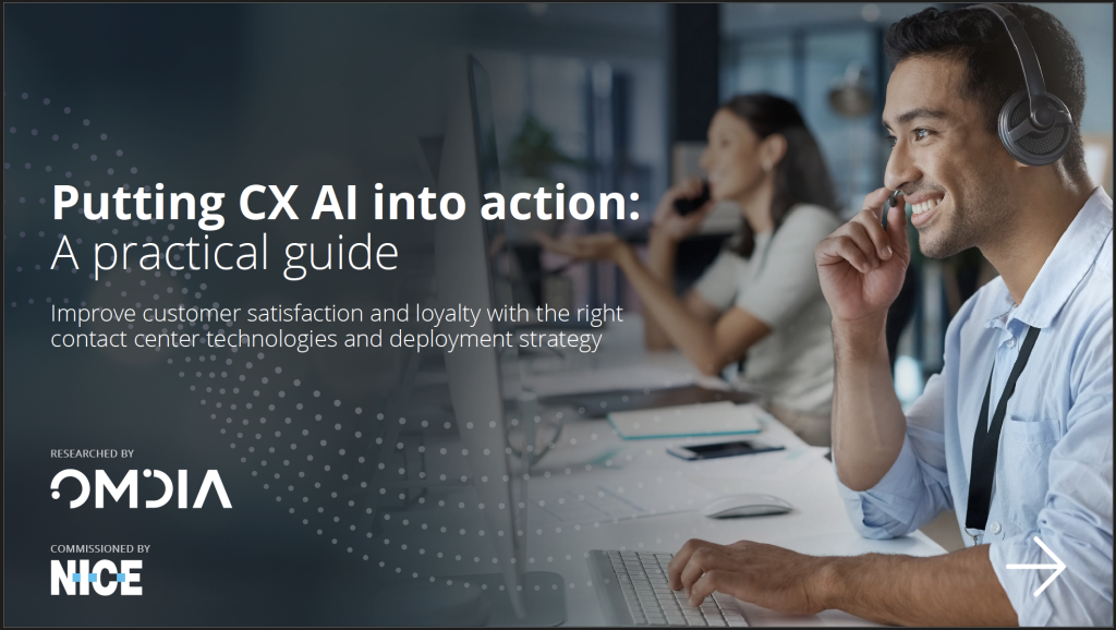 [Omdia Report] Putting CX AI Into Action: A Practical Guide