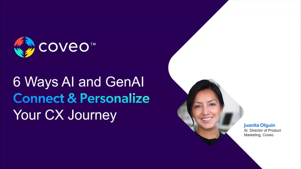 6 ways AI and GenAI connect & personalize your CX journey