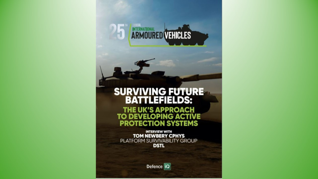 Surviving Future Battlefields: The UK’s Approach to Developing APS