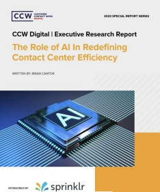 New Research: The Role of AI In Redefining Contact Center Efficiency
