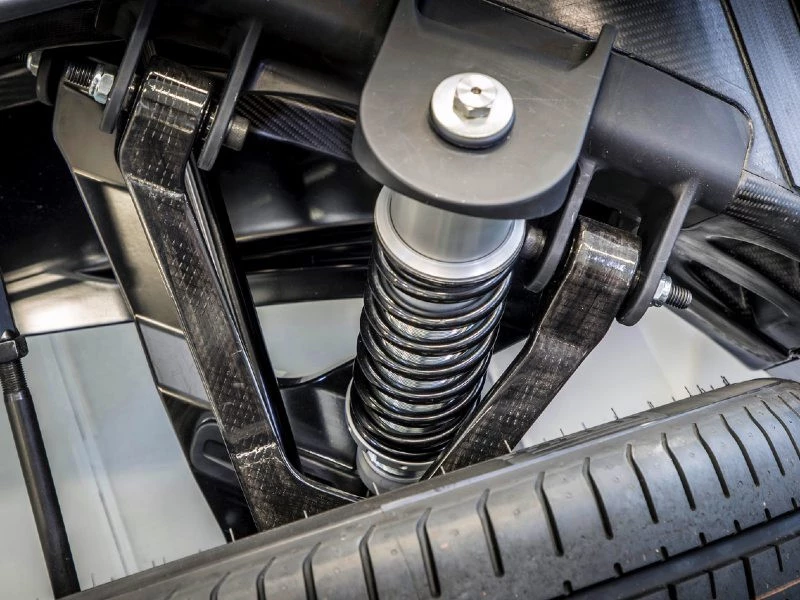 Lightweight materials reducing weight of suspension systems