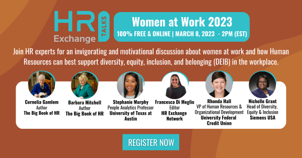 HR Exchange Talks - Women at Work 2023