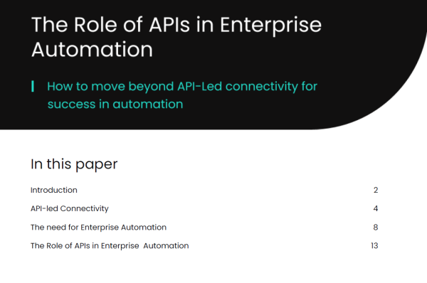 APIs in enterprise automation – PEX Network