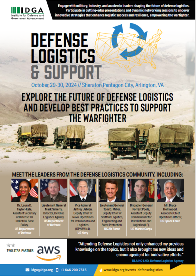 Defense Logistics and Support - 2024 Agenda | Defense