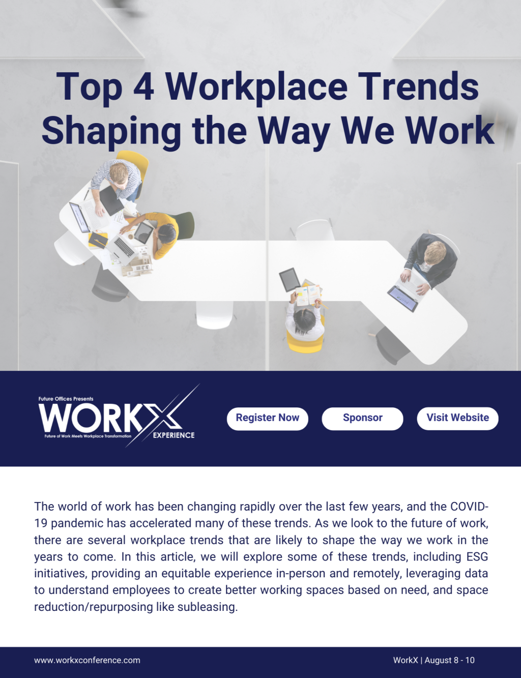 Top 4 Workplace Trends Shaping the Way We Work