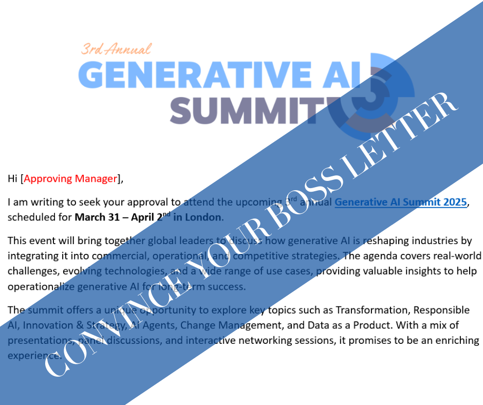 Convince Your Boss Letter | Generative AI Summit