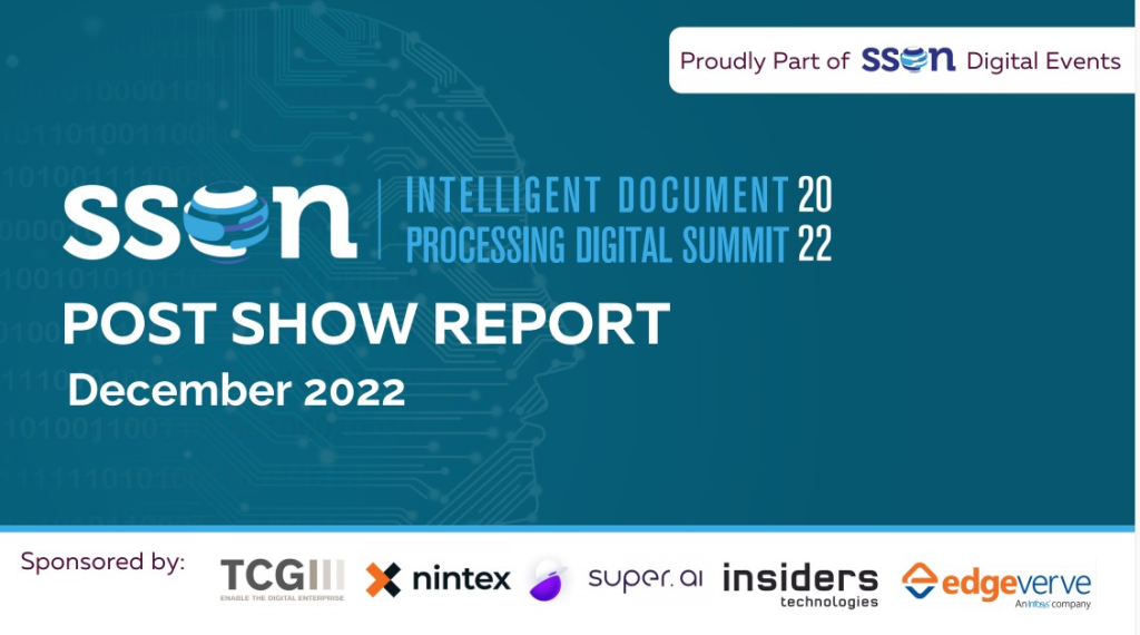 Intelligent Document Processing - Post Show Report | IDP