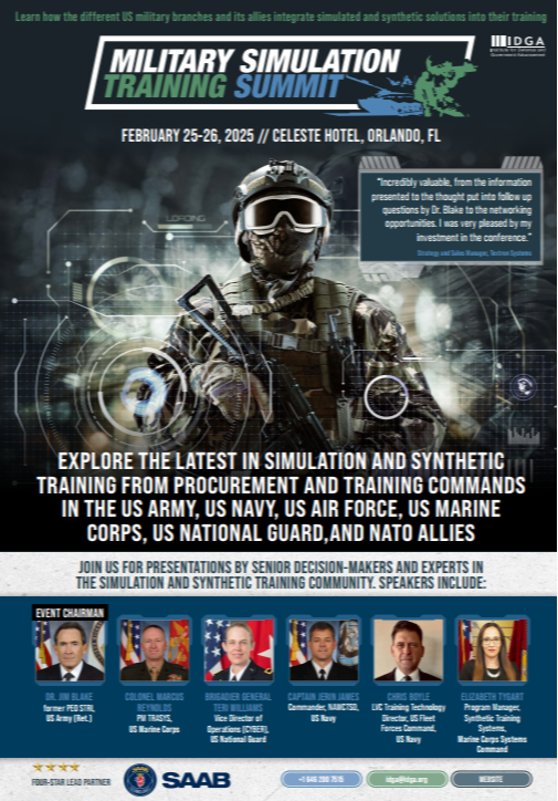 2025 Agenda | Military Simulation Training Summit