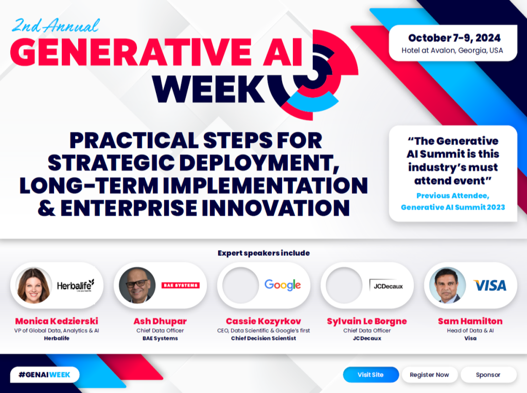Generative AI Week | 2024 Event Guide | Generative AI