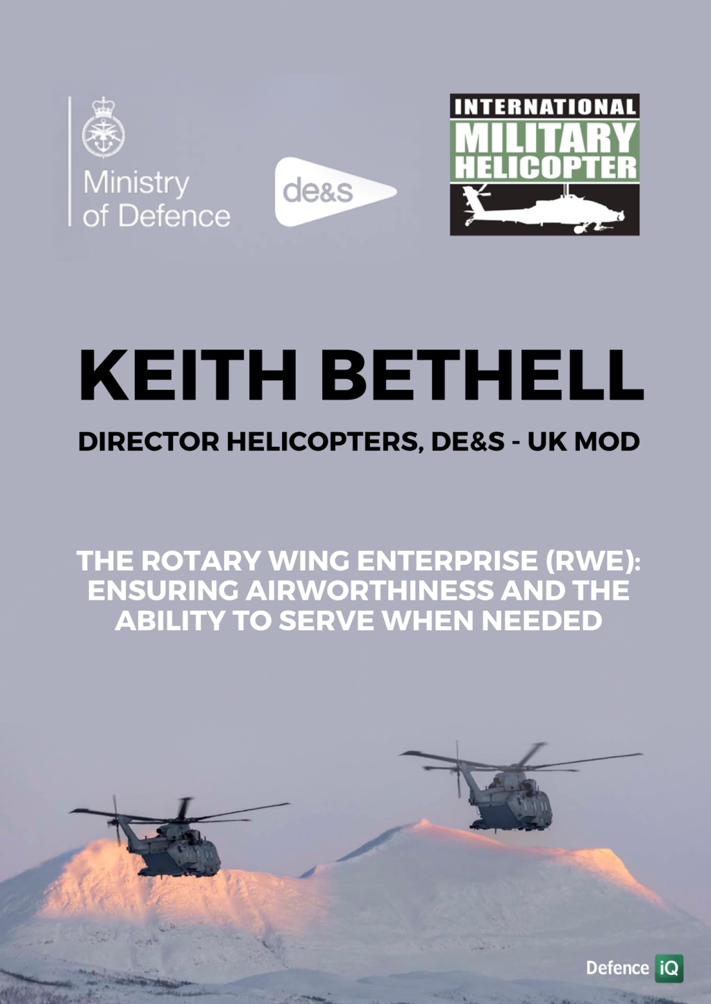 Video Past Presentation: Keith Bethell, Director