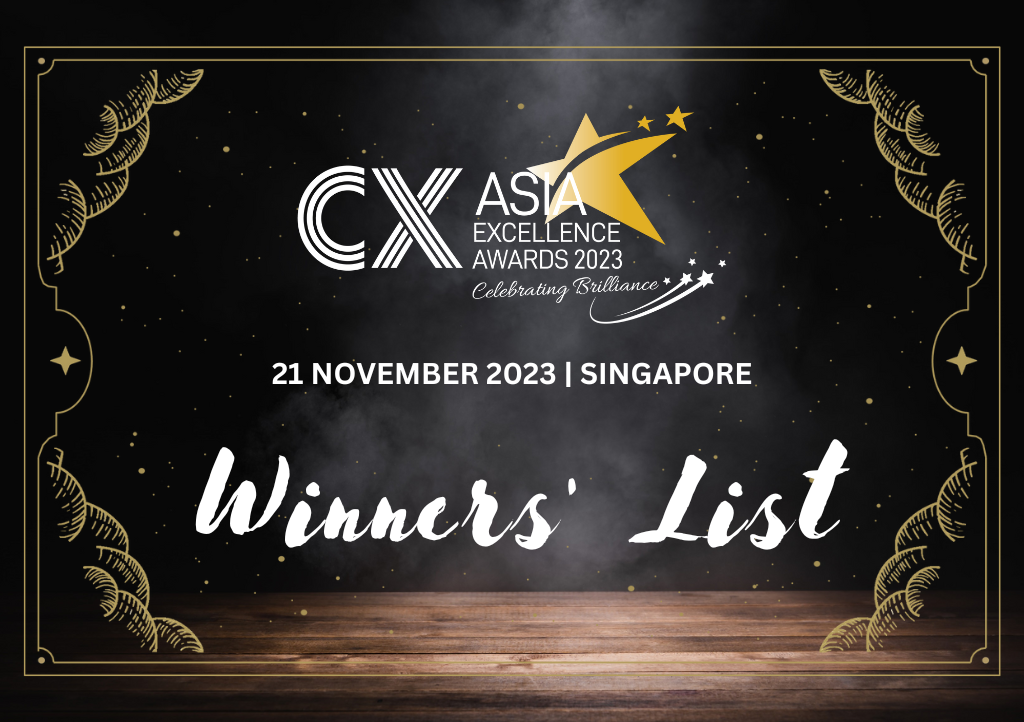 CX Asia Excellence Awards Winners 2023 | CX Asia Week