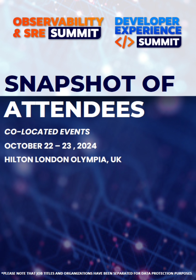 Observability & SRE Summit | Developer Experience Summit