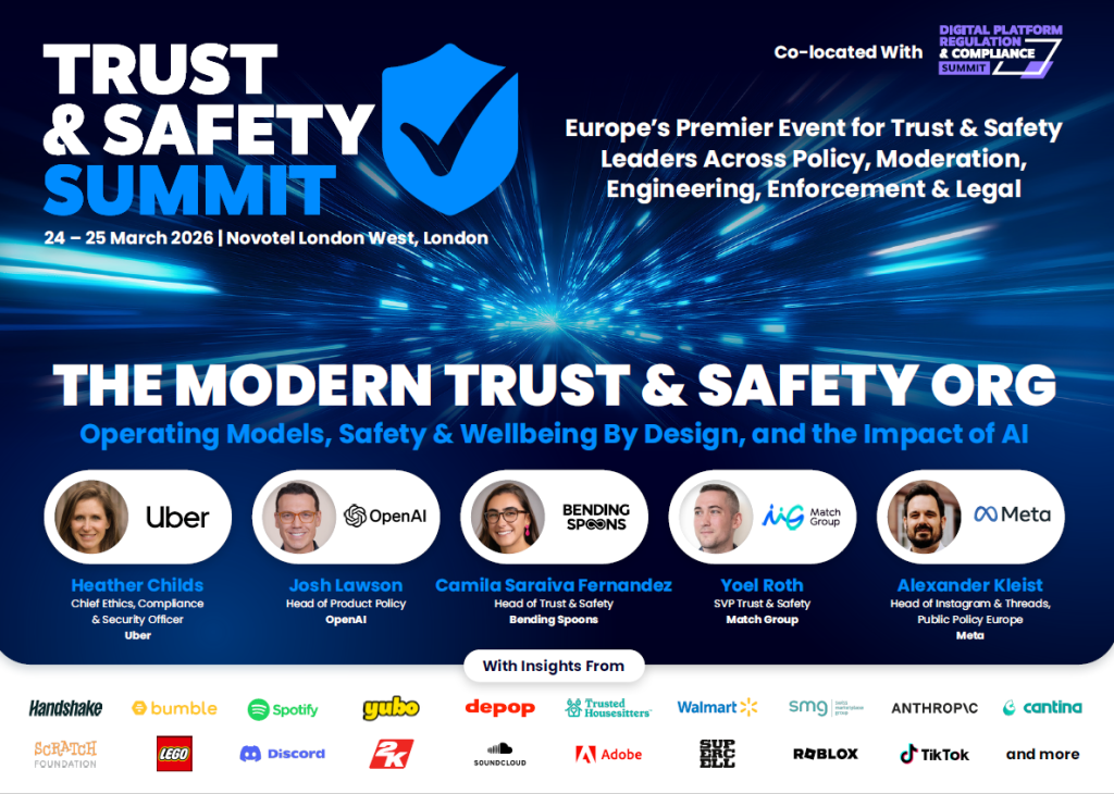 Trust & Safety Summit 2026 | Event Agenda | Trust & Safety