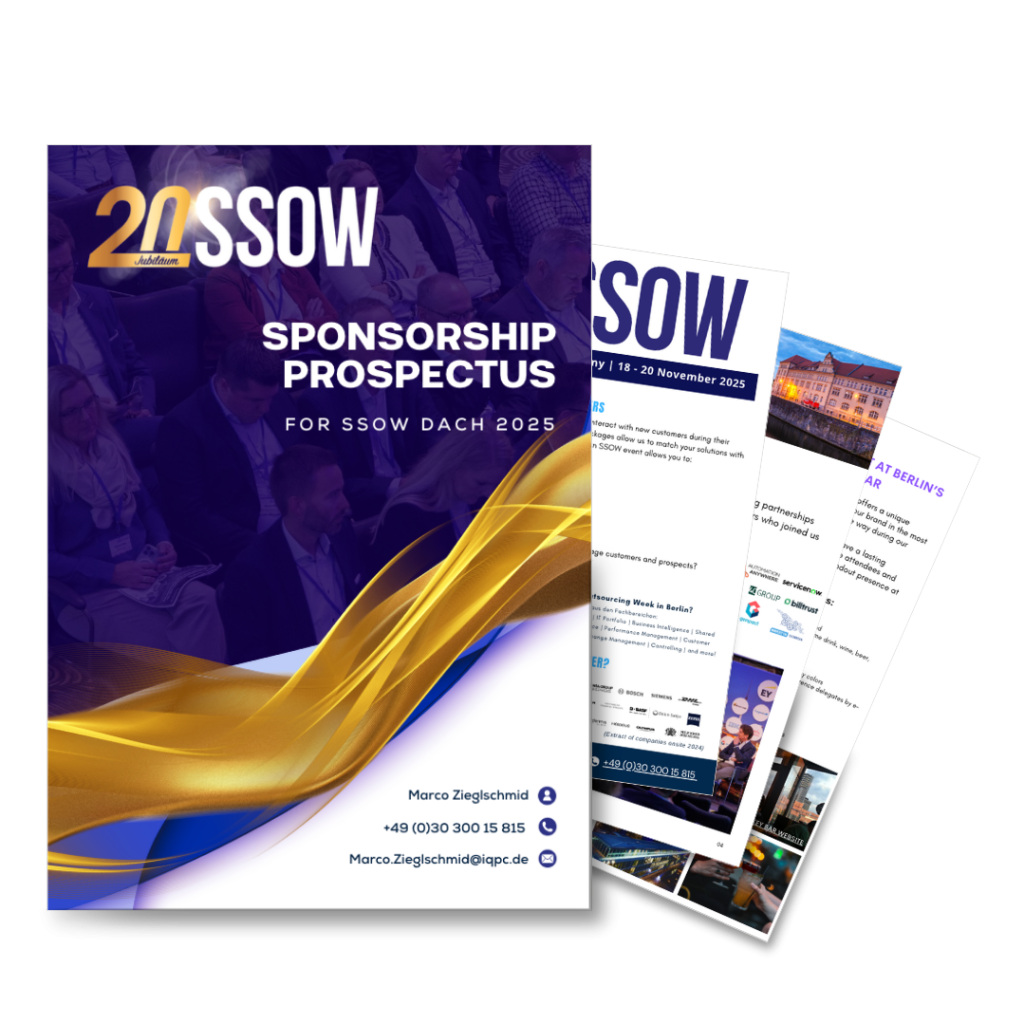 20. Shared Services & Outsourcing Woche 2025 Sponsorship