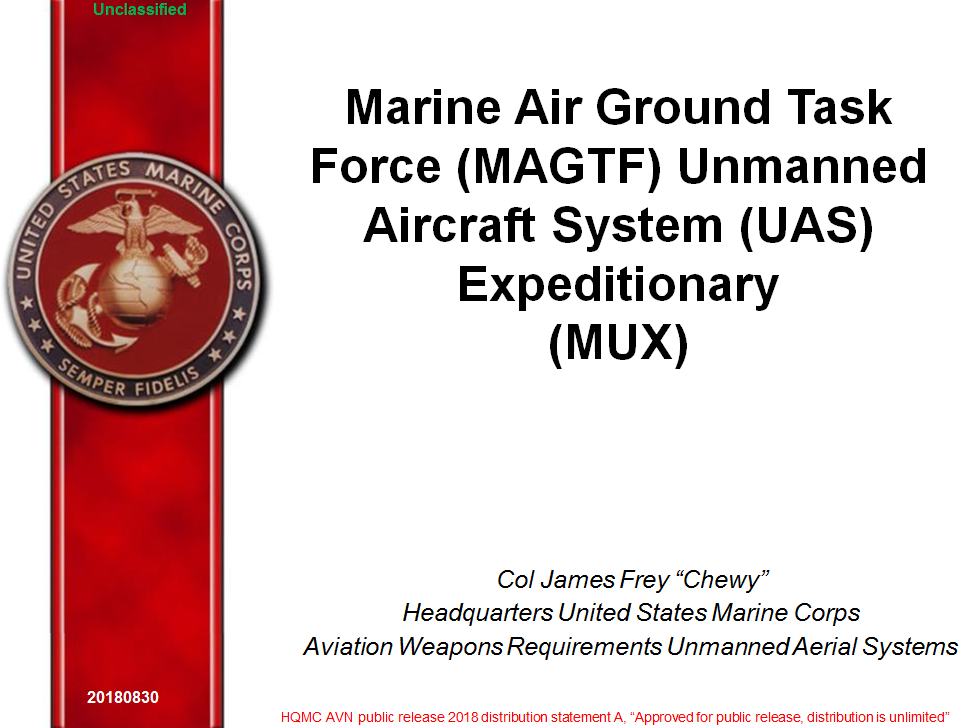 Past Presentation: Marine Air Ground Task Force (MAGTF)