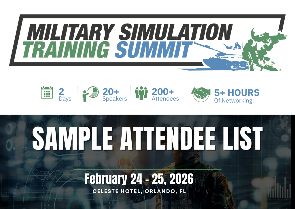 2026 Sample Attendee List | Military Simulation Training
