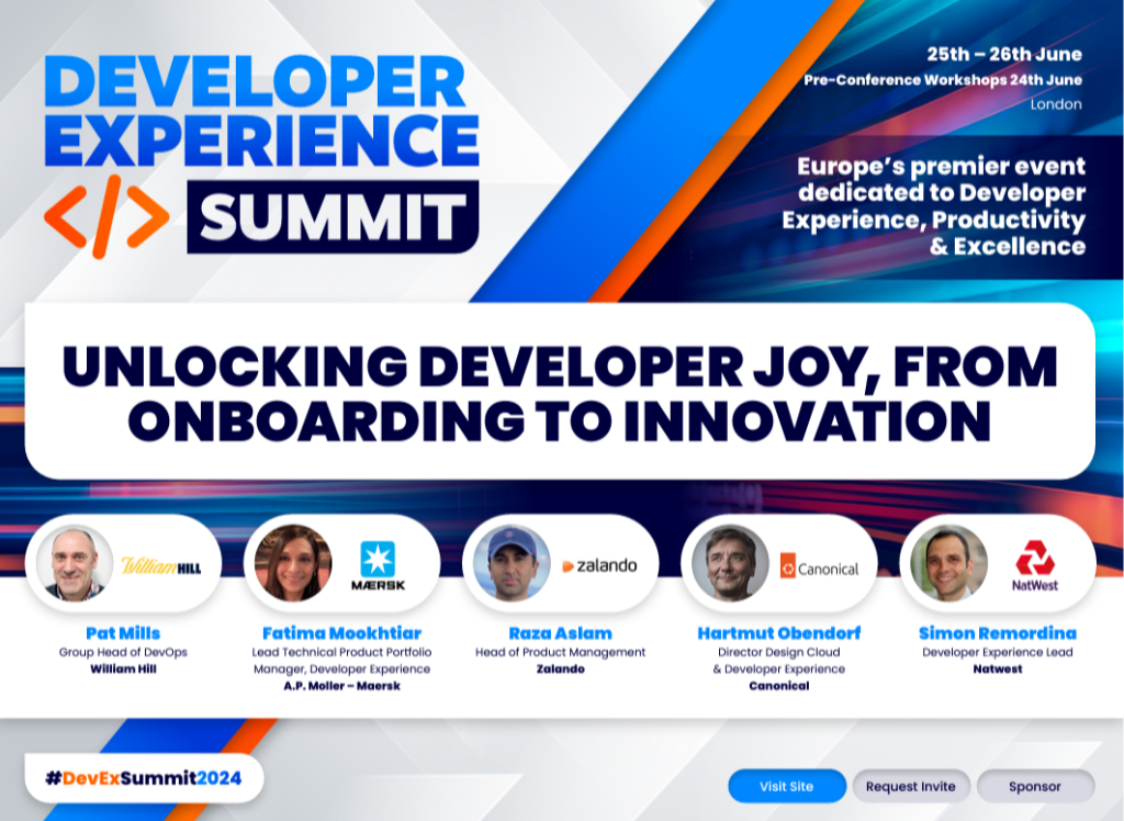 Developer Experience Summit I Previous Agenda | Developer