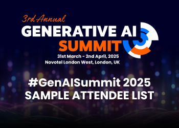 Generative AI Summit Delegate List | Sample Attendee|