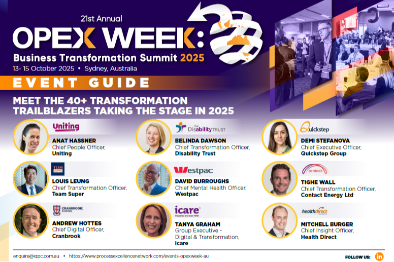 Event Guide For OPEX Week: Business Transformation|