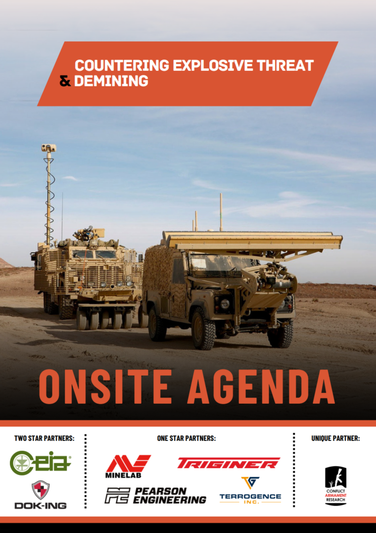 Countering Explosive Threat - On-Site Agenda | Countering