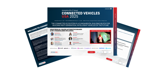 Automotive IQ's 4th Annual Connected Vehicles USA 2025 Agenda