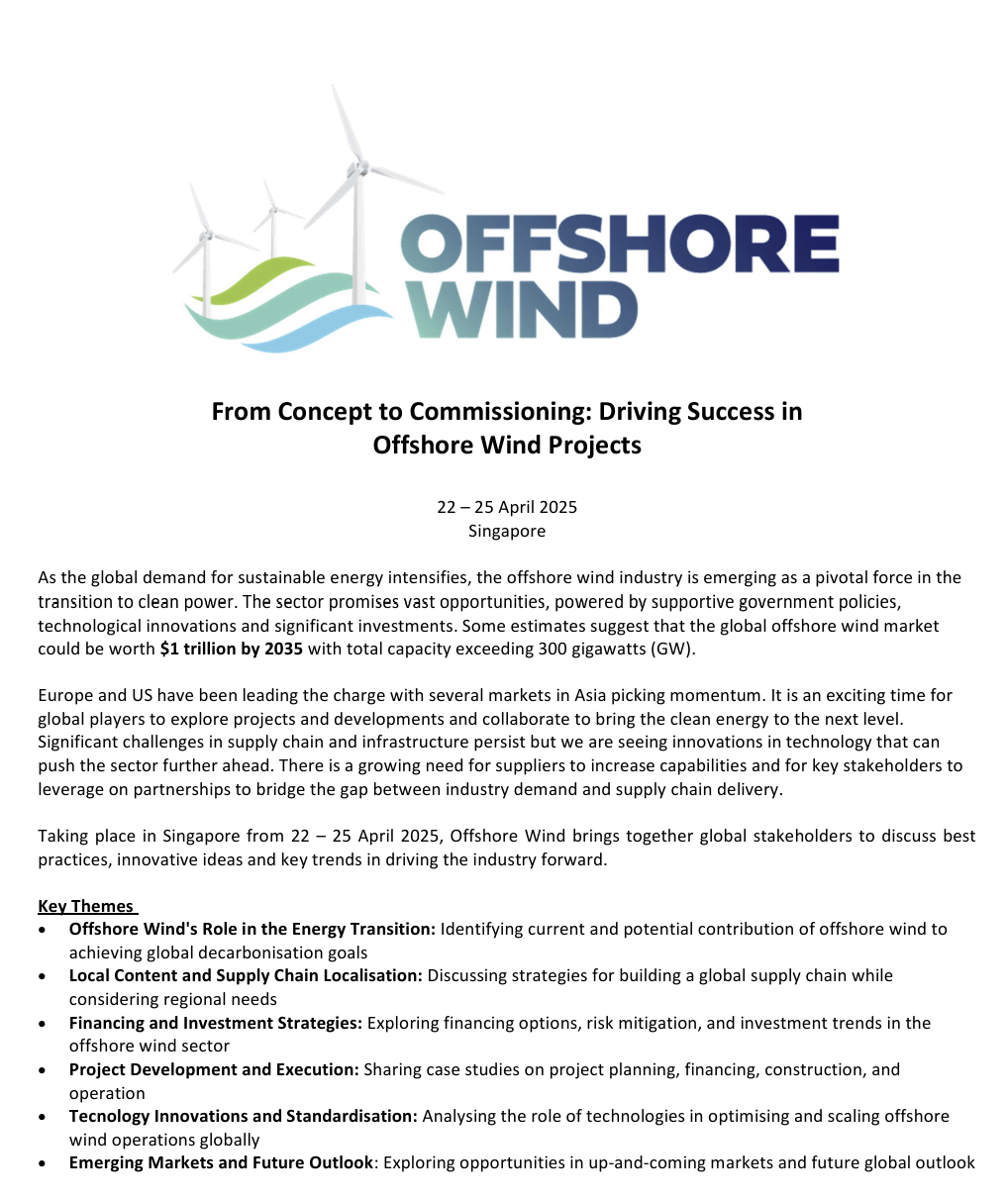 Offshore Wind Agenda | Offshore Wind
