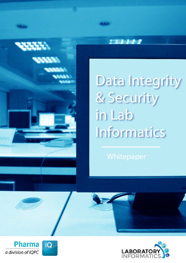 Digital security and data integrity in the lab