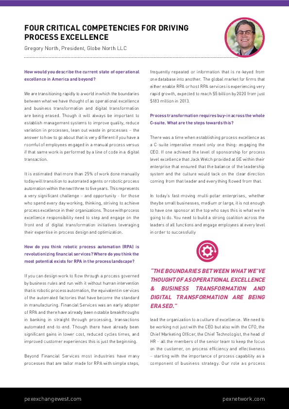 4 Critical Competencies for Driving Process Excellence