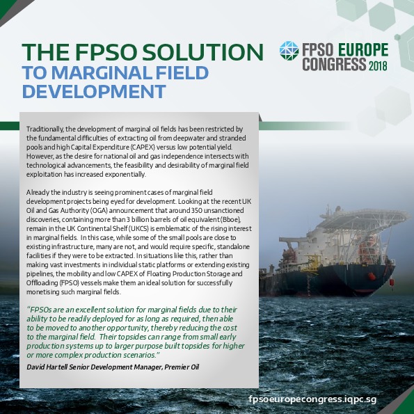 The FPSO Solution to Marginal Field Development