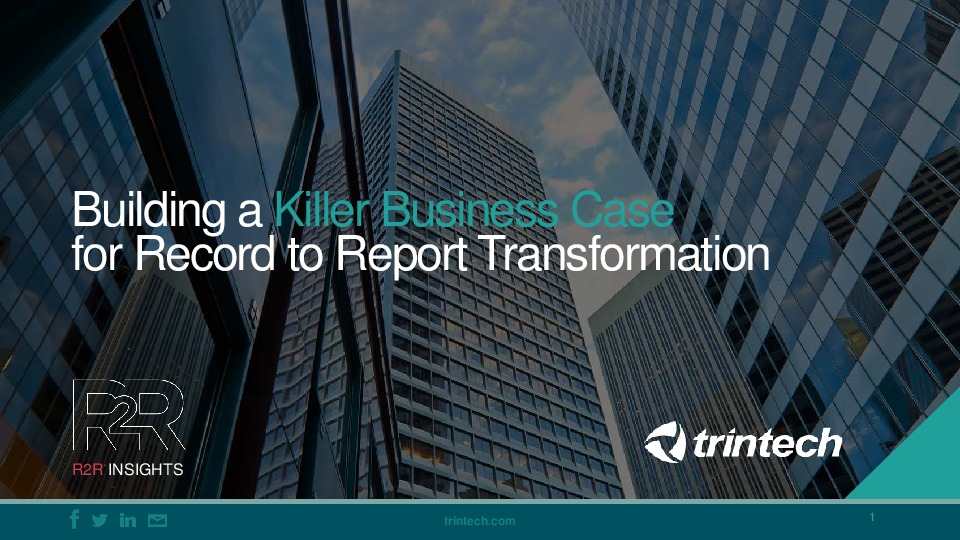 Building a Killer Business Case for Record to Report Transformation