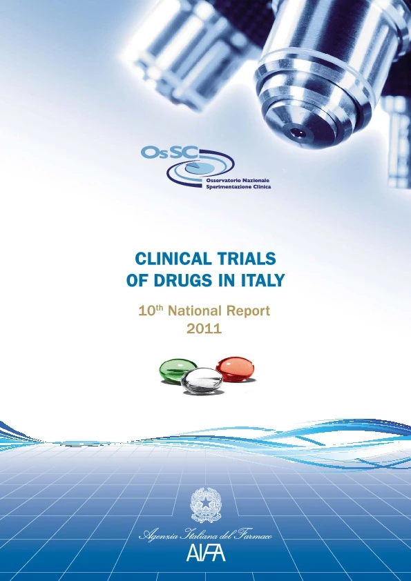 Clinical Trials of Drugs in Italy