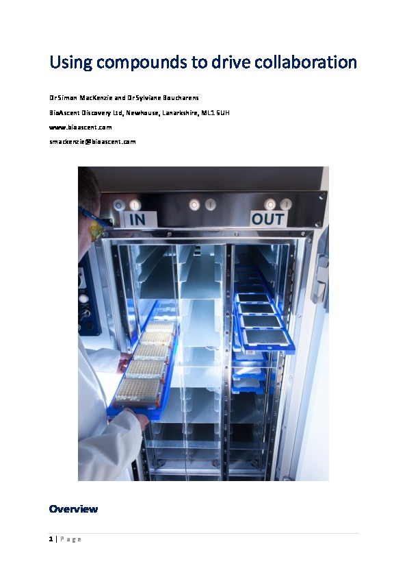 BioAscent Discovery Ltd on Using Compounds to Drive Collaboration