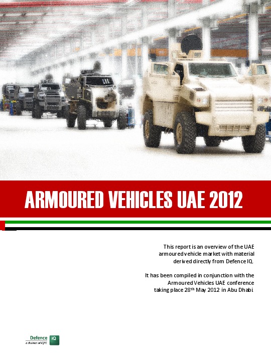 Armoured Vehicles UAE 2012