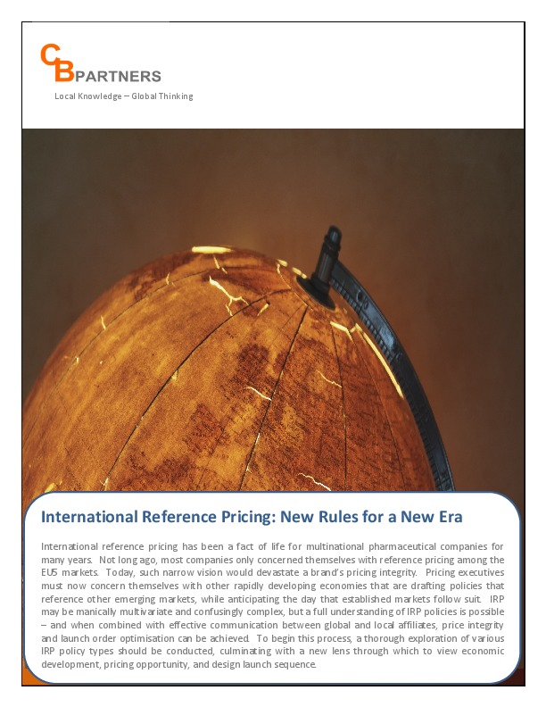 International Reference Pricing: New Rules for a New Era