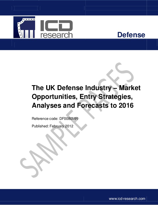 The UK Defense Industry – Market Opportunities and Entry Strategies ...