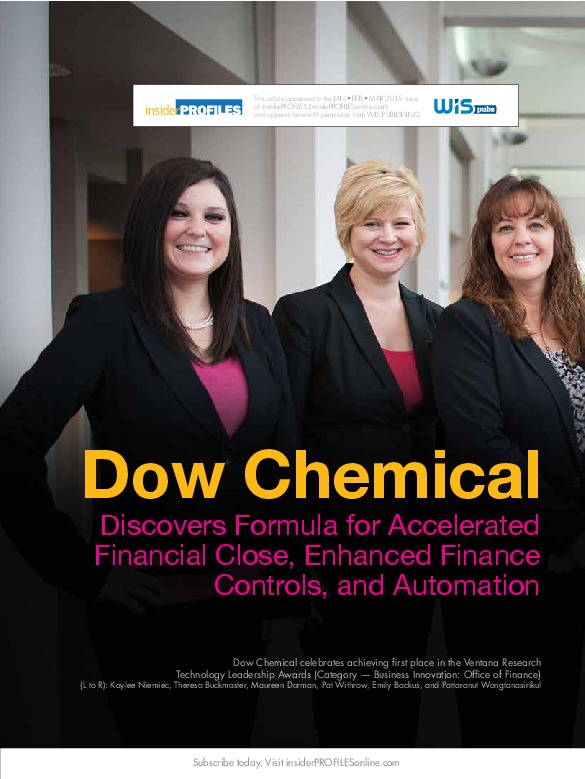 Dow Chemical Discovers Formula for Accelerated Financial Close ...