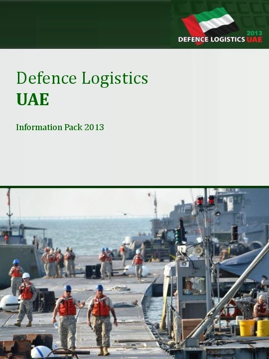Defence Logistics UAE: Information Pack 2013