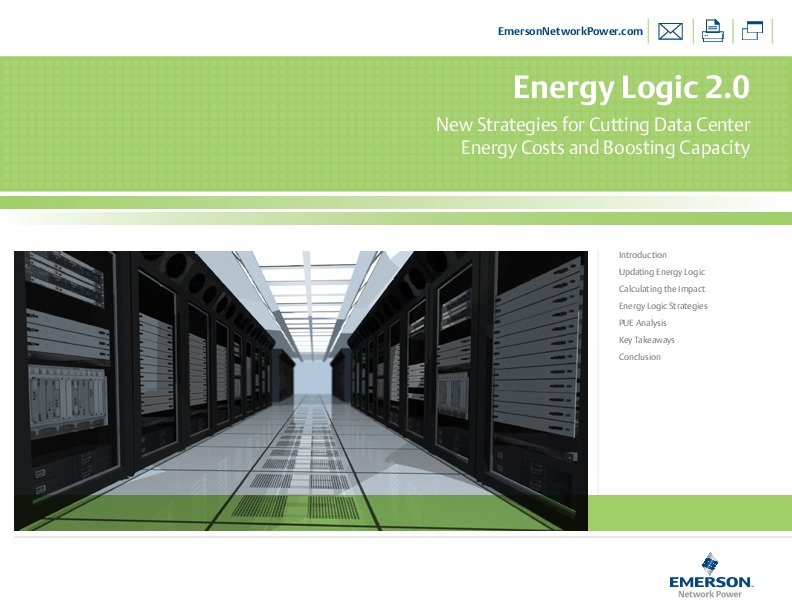 Energy Logic 2.0 New Strategies for Cutting Data Center Energy Costs ...