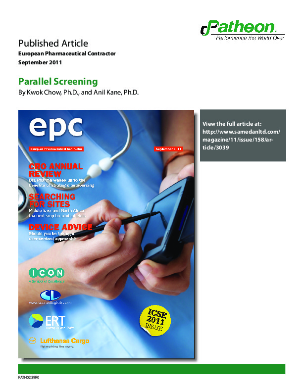 Parallel Screening - Can you afford to miss out?